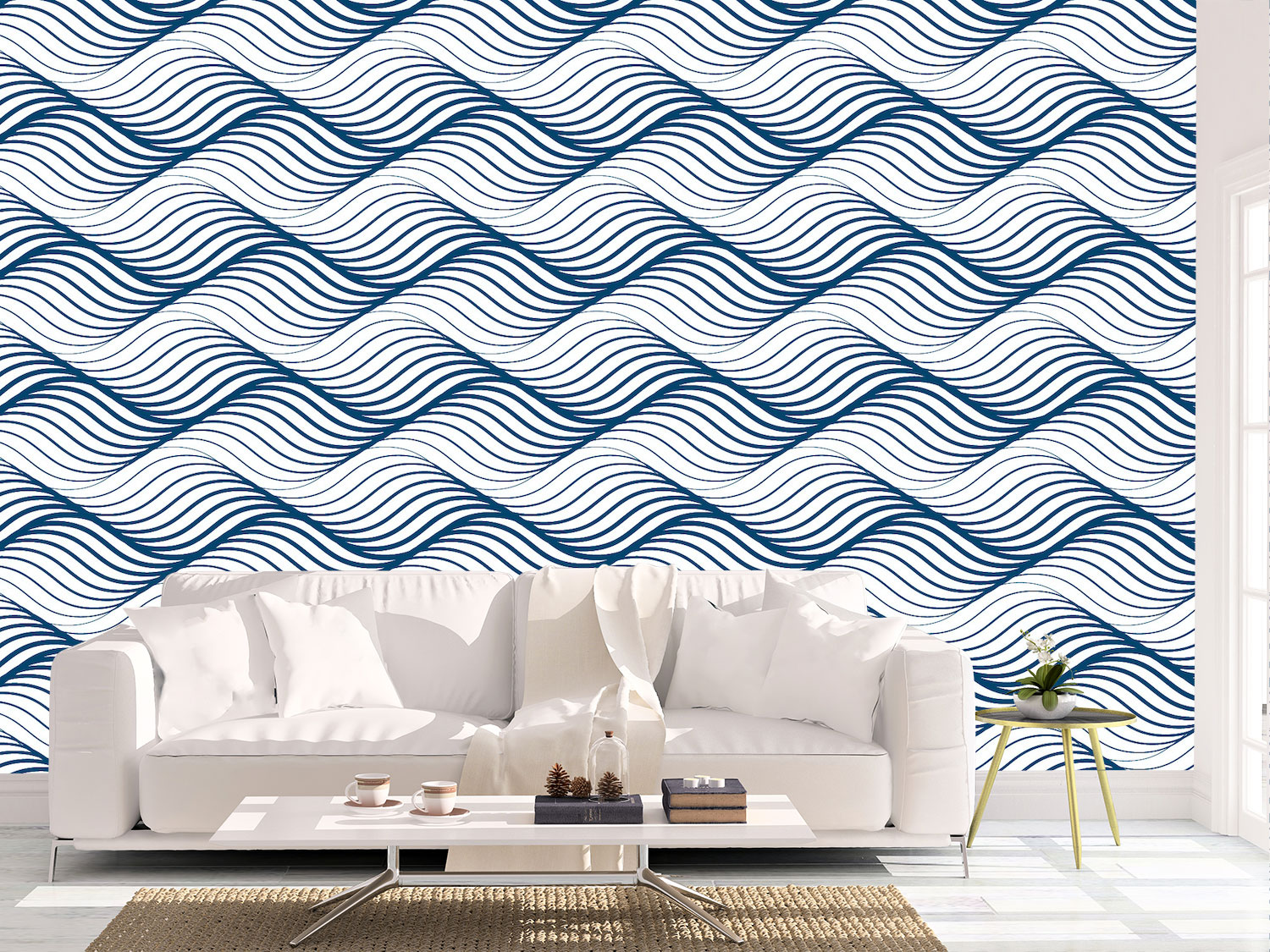 Sound Waves Wallpaper - 23 Interiors